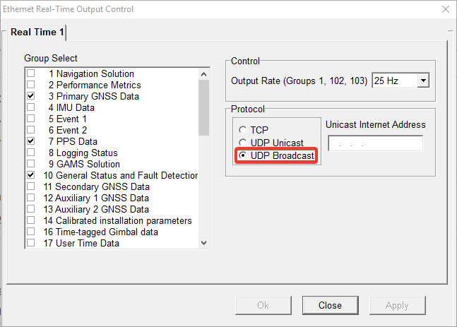 How-to Applanix - POS MV - Setup with Qinsy