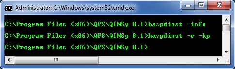 Reinstall HASP driver