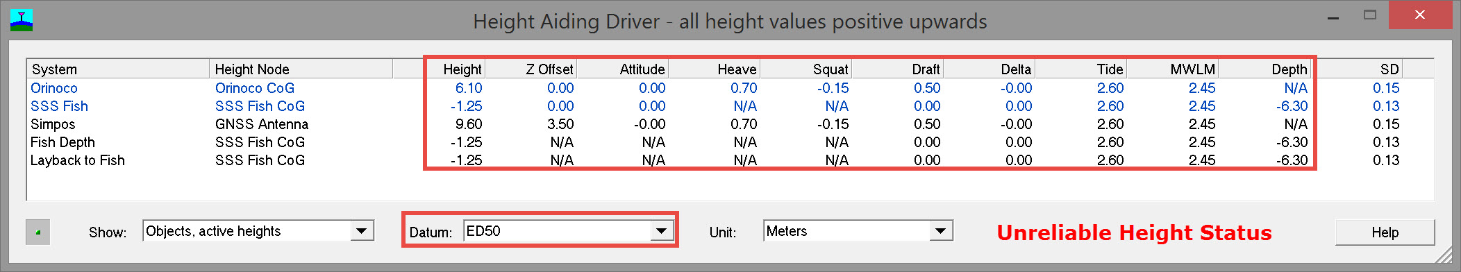 How-to Height - Tide and RTK