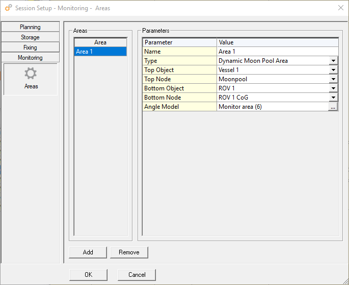 How-to Monitor - Dynamic Moon Pool Area