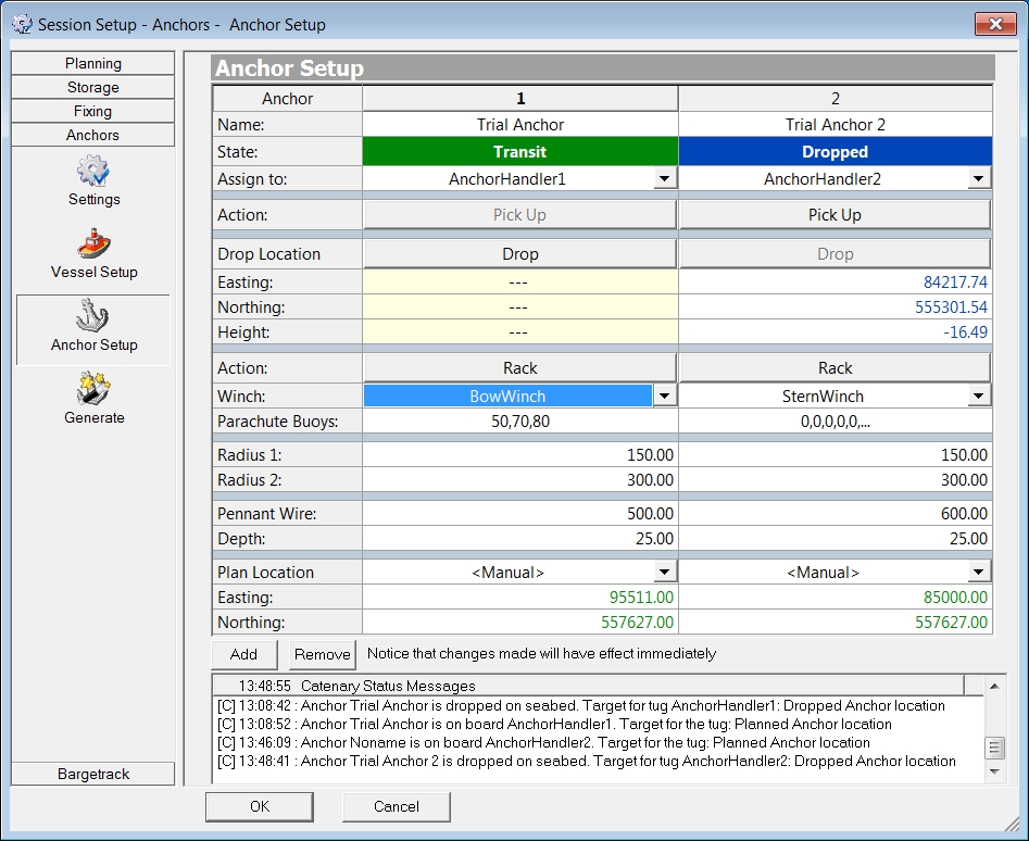Anchors - Anchor Setup