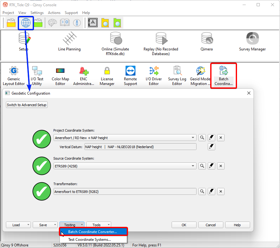 Qinsy 9.5.0 - New Functionality