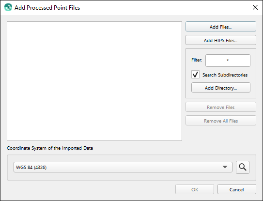How-to Import Processed Point Files