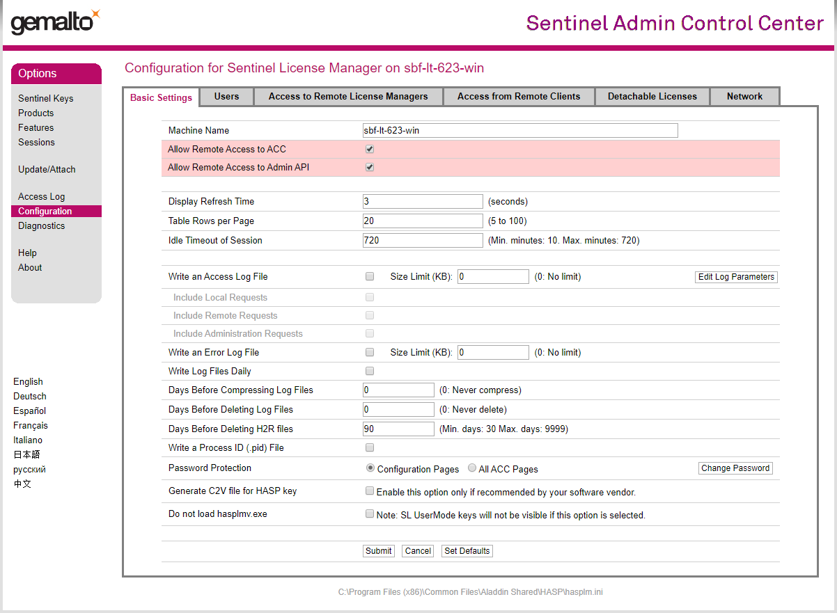 How-to Sentinel NetHASP and HASP