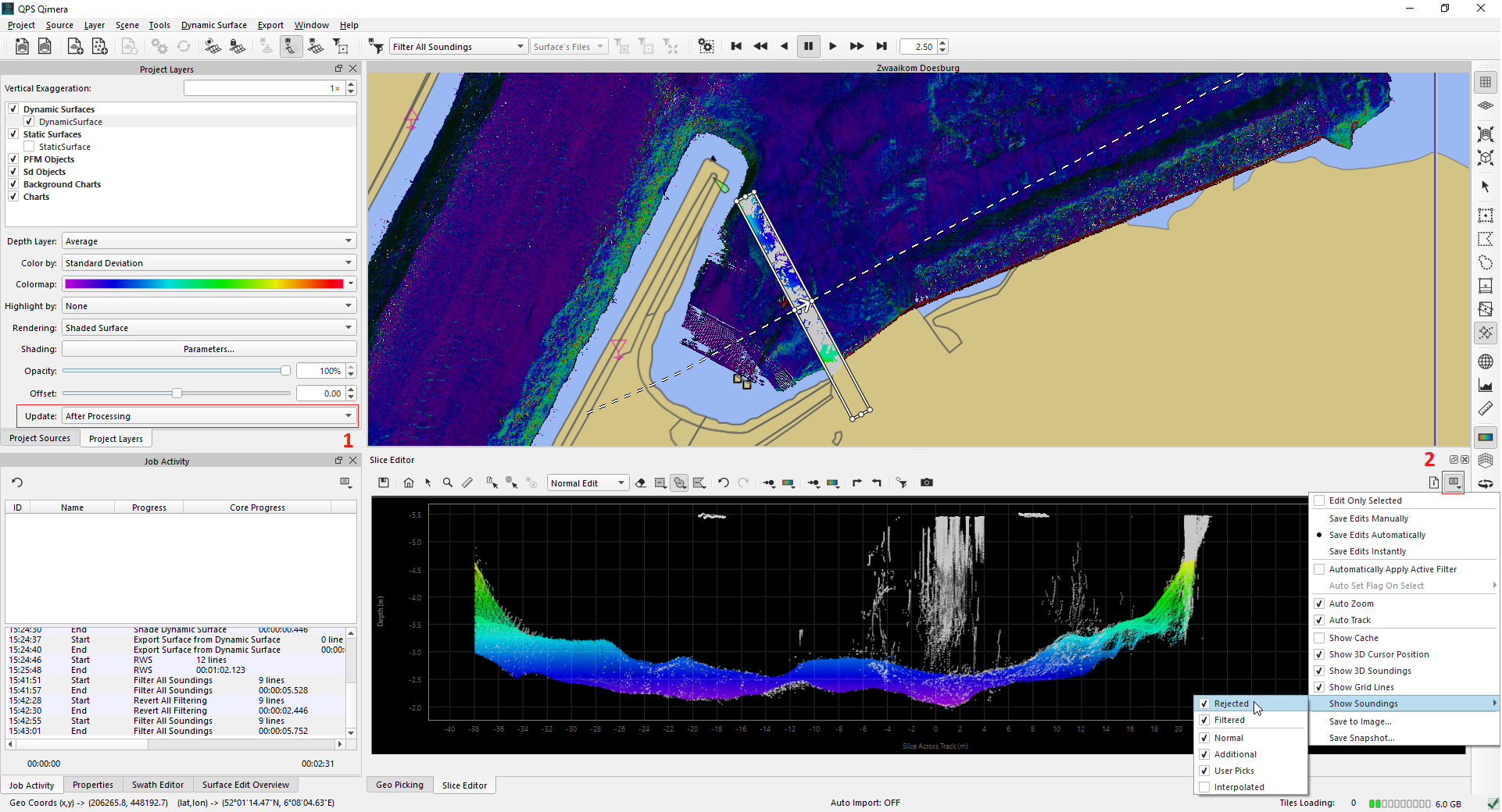 How-to Point Cleaning with a Qinsy Project
