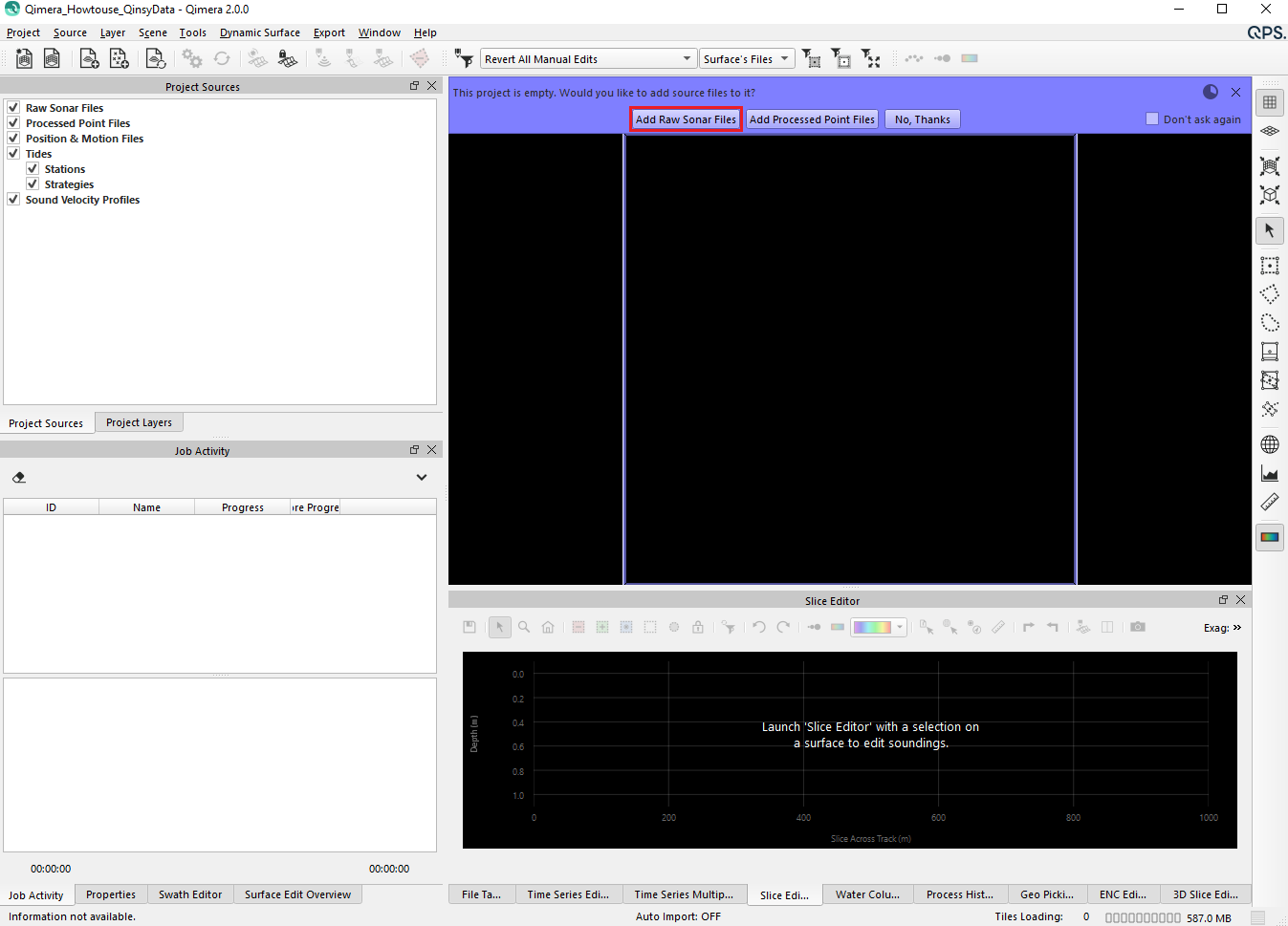 How-to Work with Qinsy Data