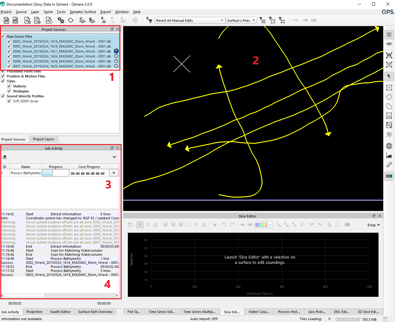 How-to Work with Qinsy Data