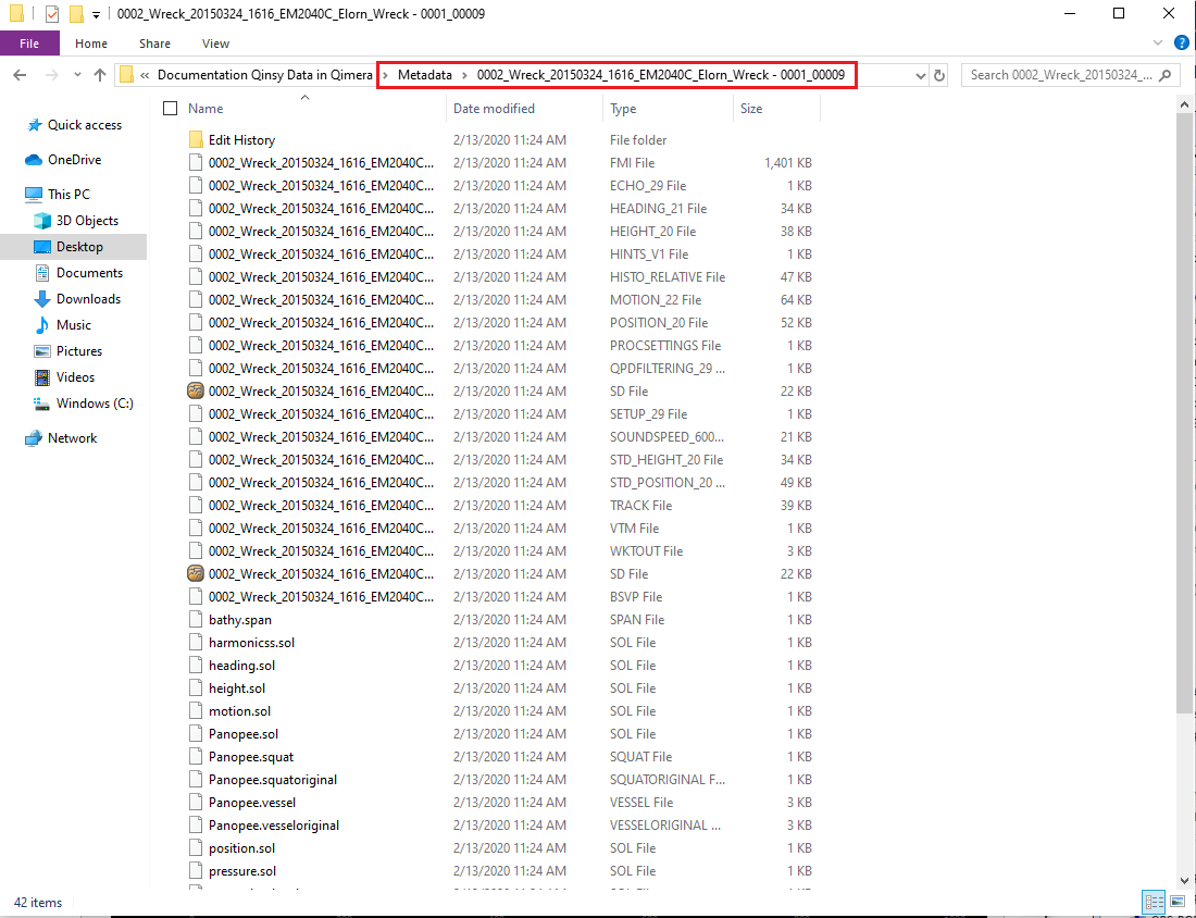 How-to Work with Qinsy Data