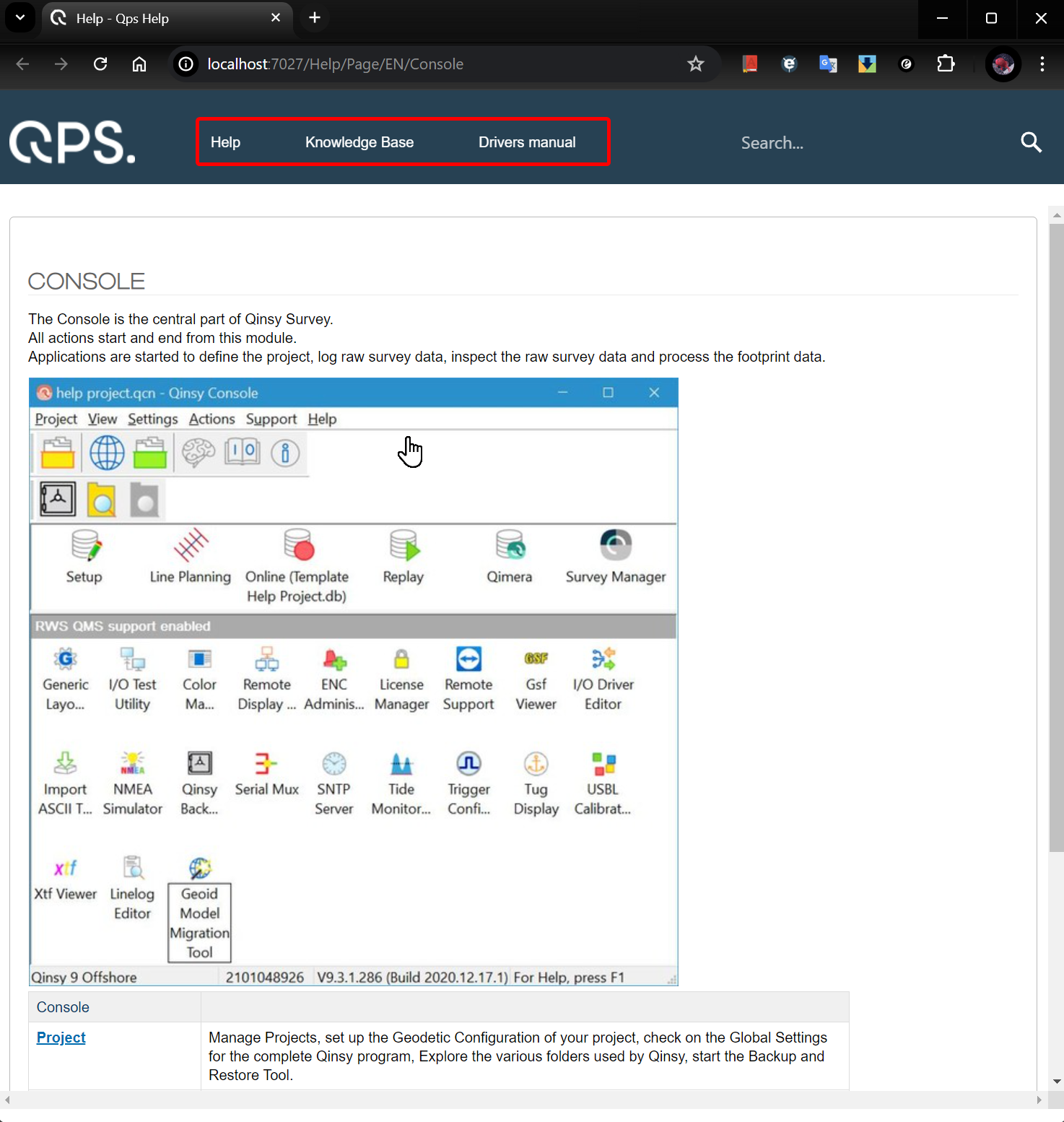 Qinsy 9.7.1 - New Functionality