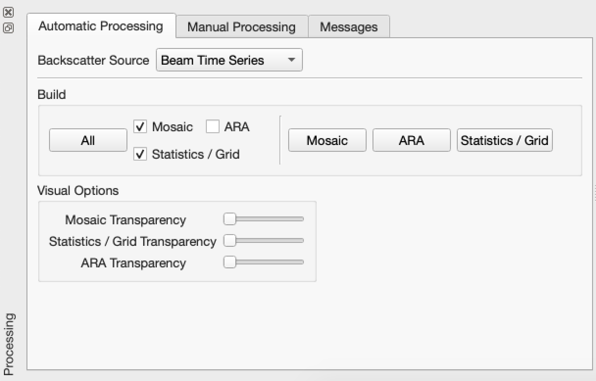FMGT - Processing Panel