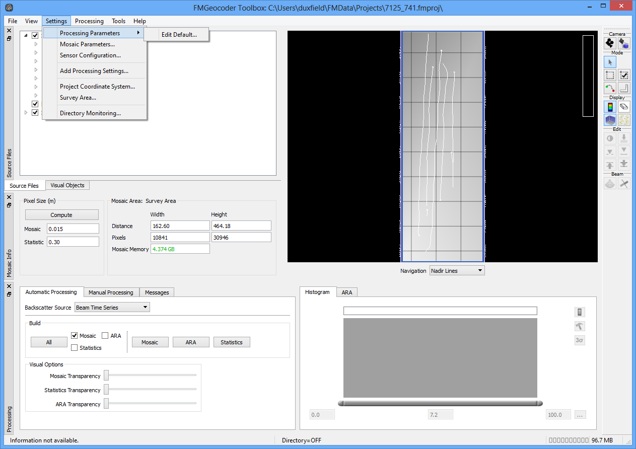 How-to - Apply Reson de-TVG Corrections and an Absorption Coefficient ...